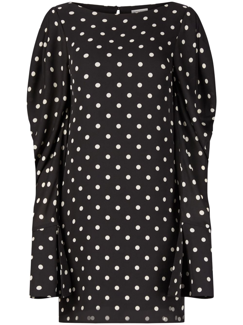 PINKO Pinko Mini Polka Dot One-Shoulder Dress