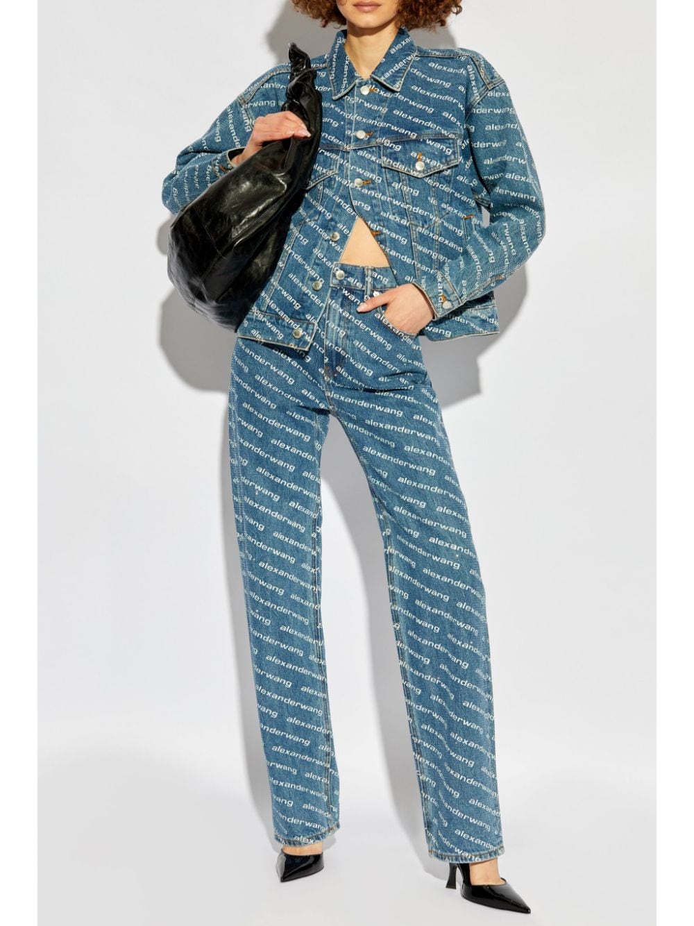 ALEXANDER WANG Alexander Wang Logo Straight-Leg Trousers