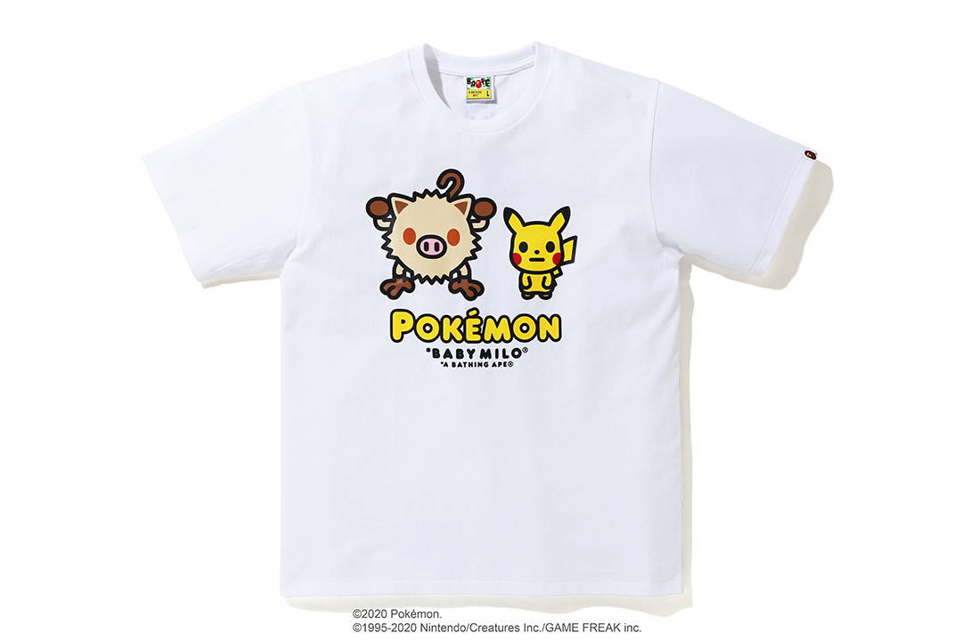 A Bathing Ape X Pokemon Mankey Tee Shirt #2 - White | Editorialist