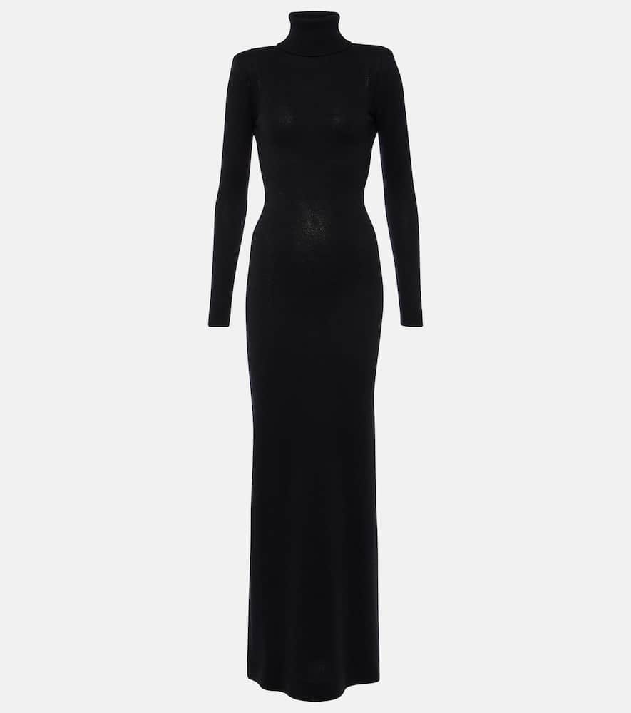 Tom Ford Cashmere Turtleneck Maxi Dress - Black - 40% Off | Editorialist Tom Ford Cashmere Turtleneck Maxi Dress - Black - 40% Off | Editorialist