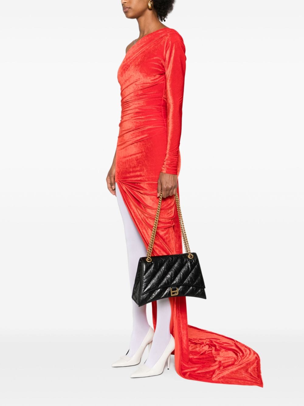 BALENCIAGA Balenciaga Medium Crush Shoulder Bag