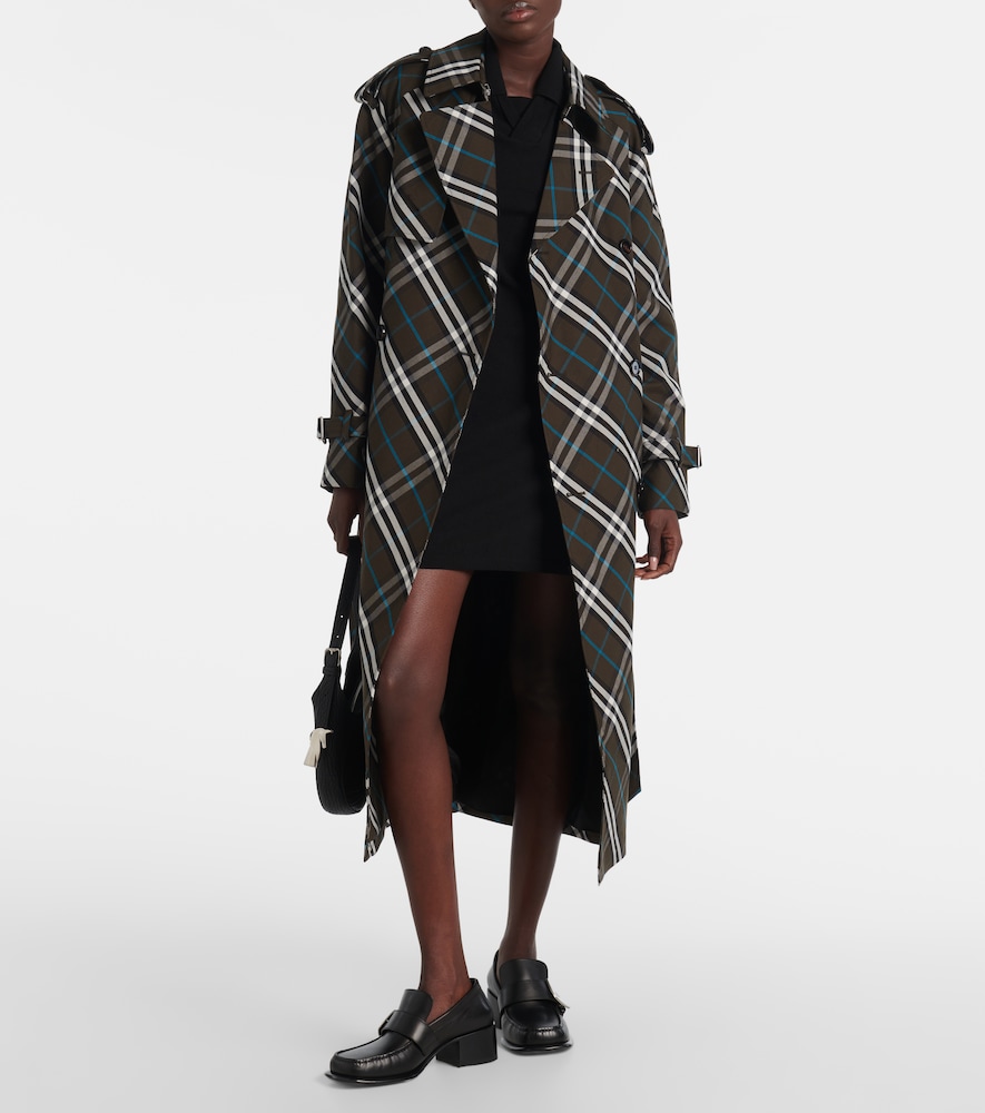 BURBERRY Check Trench Coat