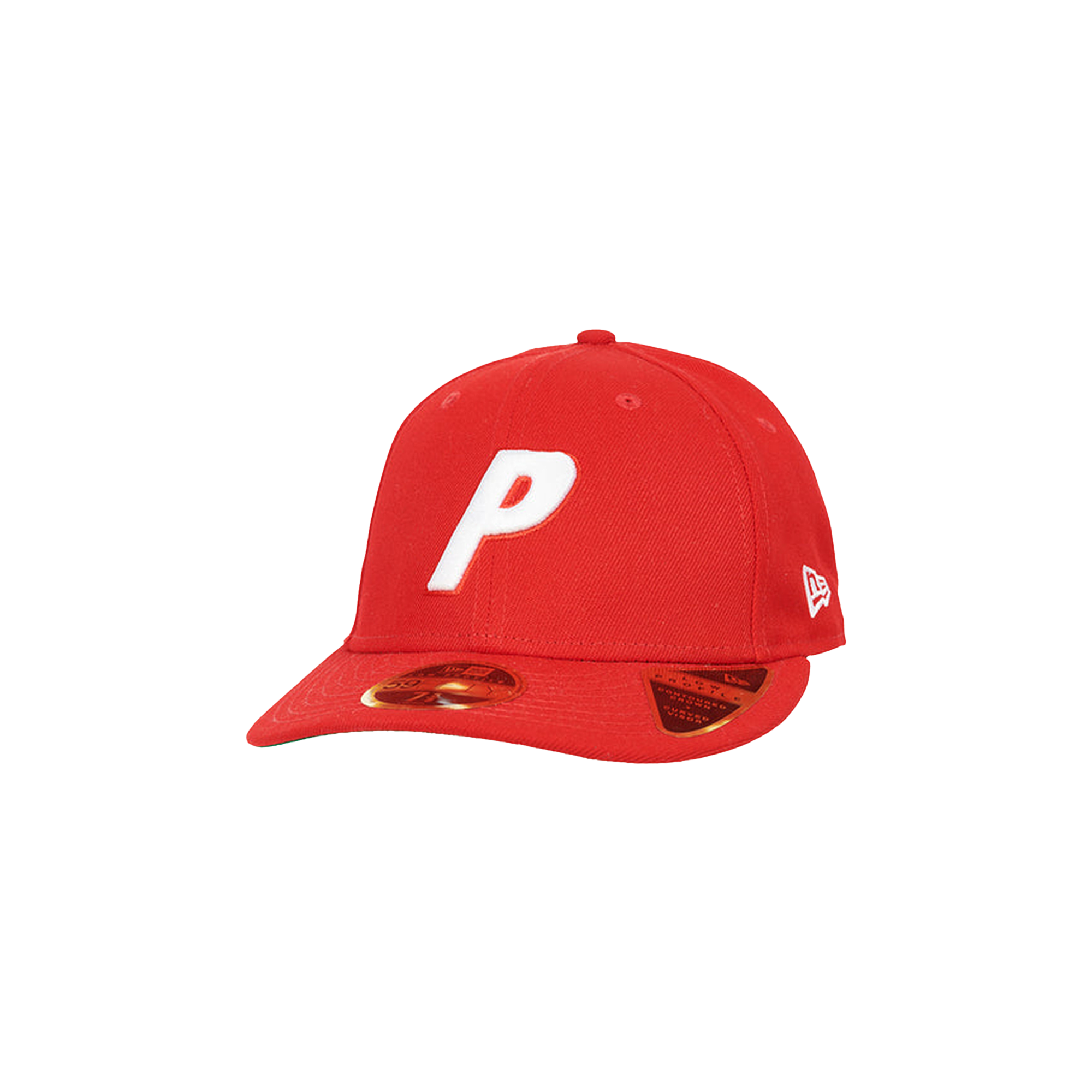 PALACE X New Era Low Profile P 59fifty Cap - Red | Editorialist