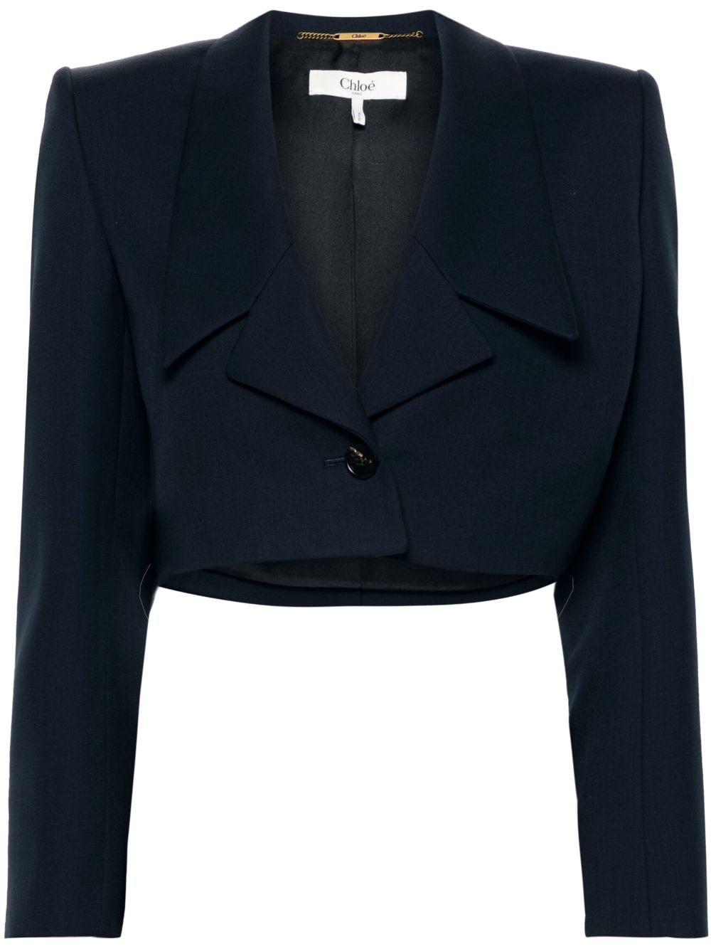 CHLOÉ Chloé Single-Breasted Cropped Blazer