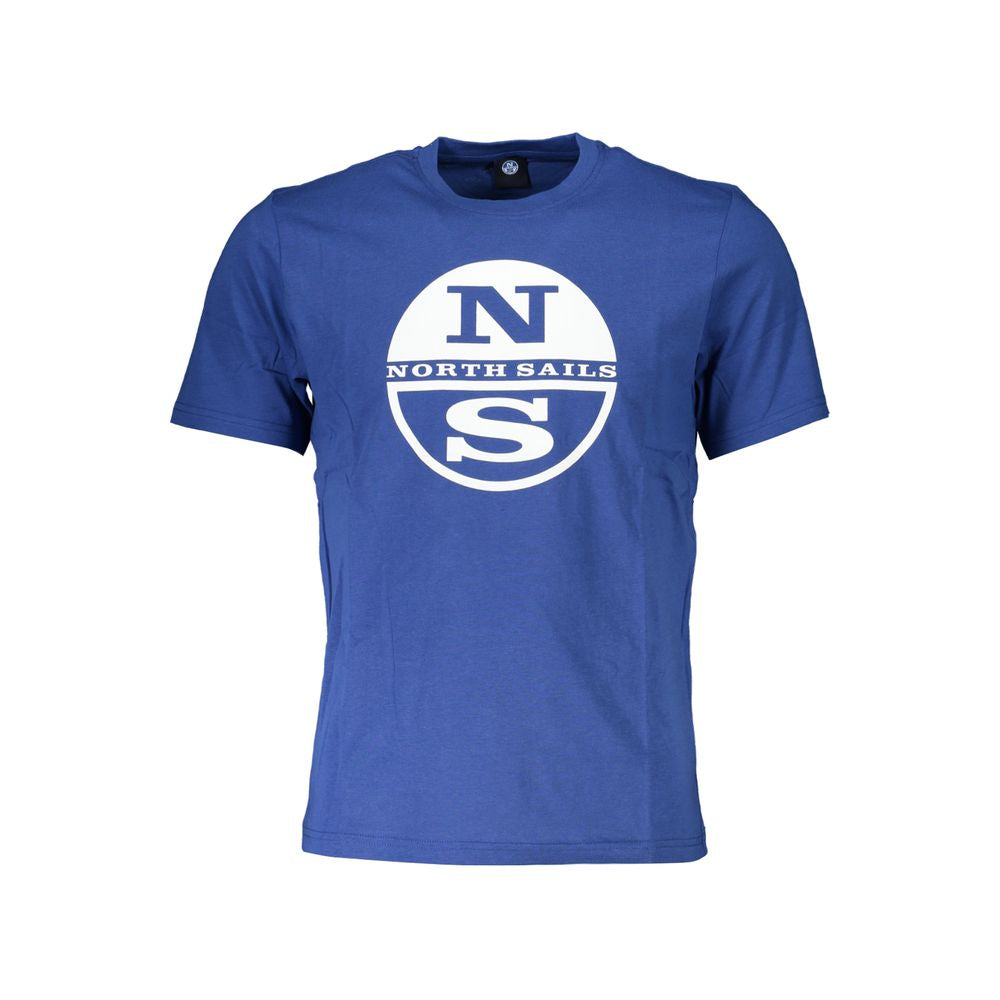 North Sails Cotton Tshirt In Blue 15% Off Editorialist