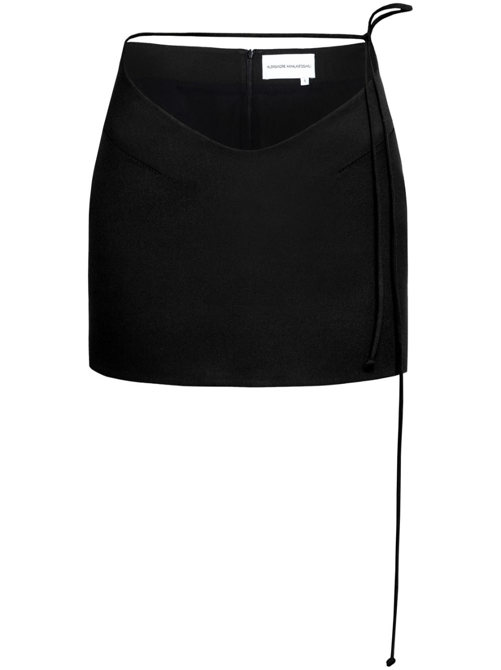 ATTICO Attico Tuxedo Bow Mini Dress