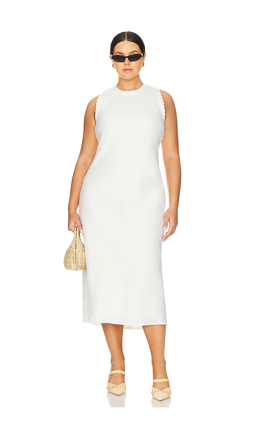For Love & Lemons Lucy Lace Midi Dress In Buttercream - 6% Off |  Editorialist