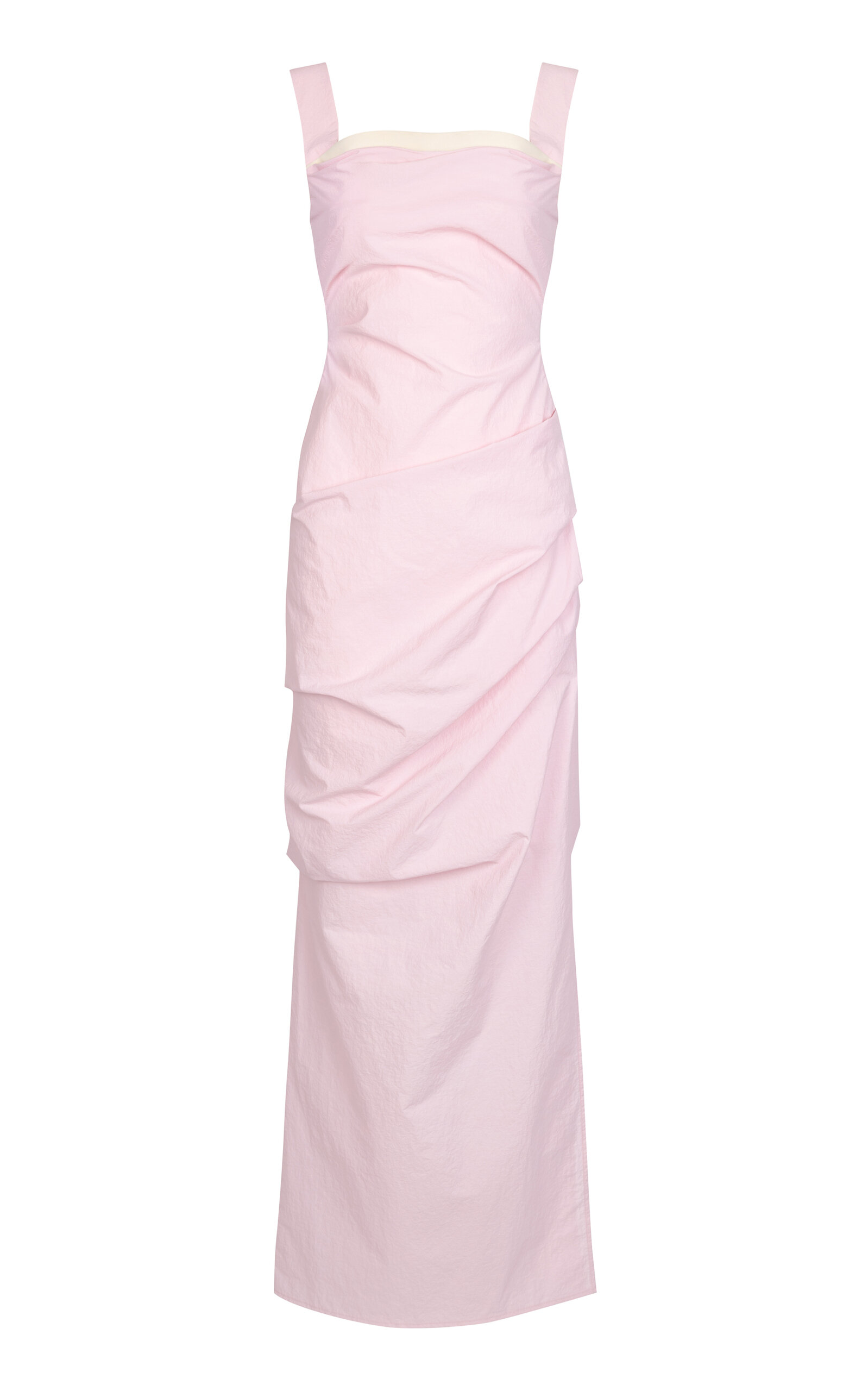 paris georgia raf draped jersey maxi dress Paris Georgia Raf Draped Jersey Maxi Dress - Pink