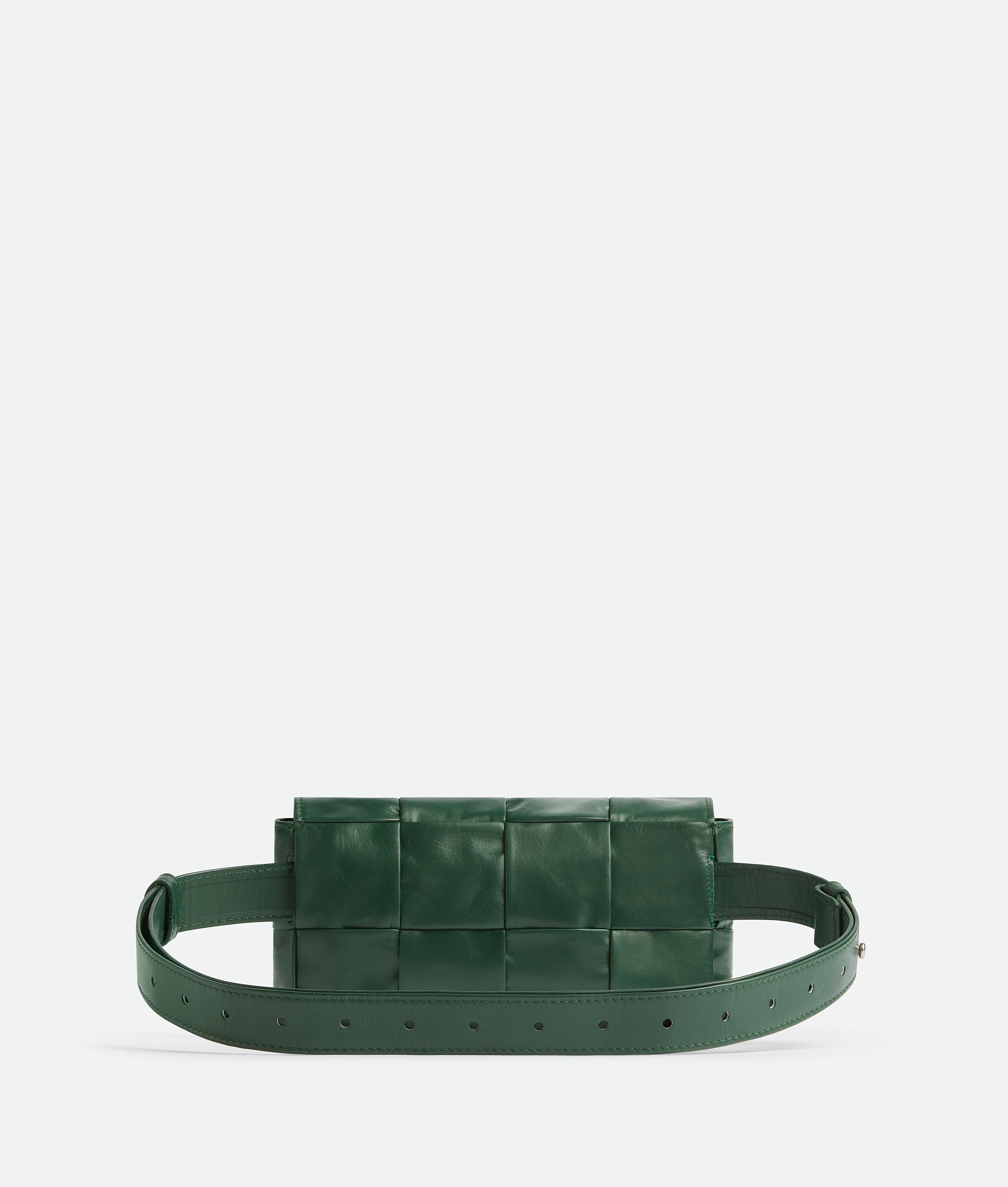 Pistachio Green Bottega Veneta Belt Bottega Veneta Lambskin Maxi Intrecciato Cassette Crossbody  main image 2