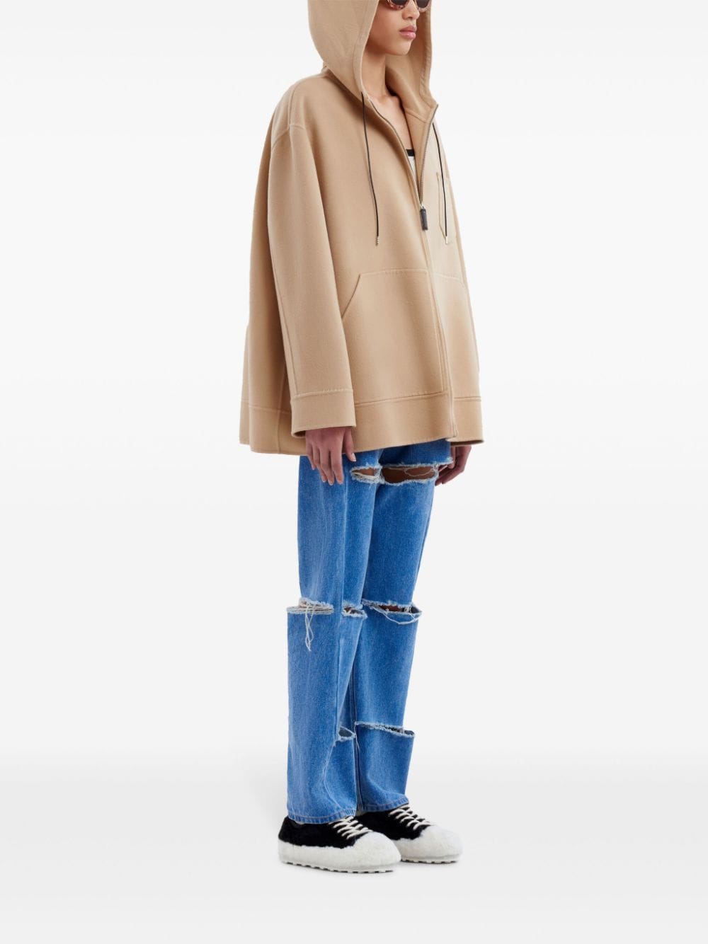 MARNI Marni Cut-Out Straight Leg Jeans