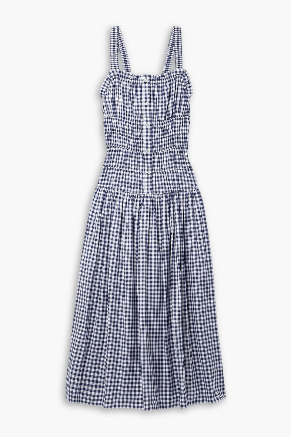 Robe Mi-longue Jason Wu Sans Manches Noir & Marine Plissée - Taille 6 - Occasion TBE