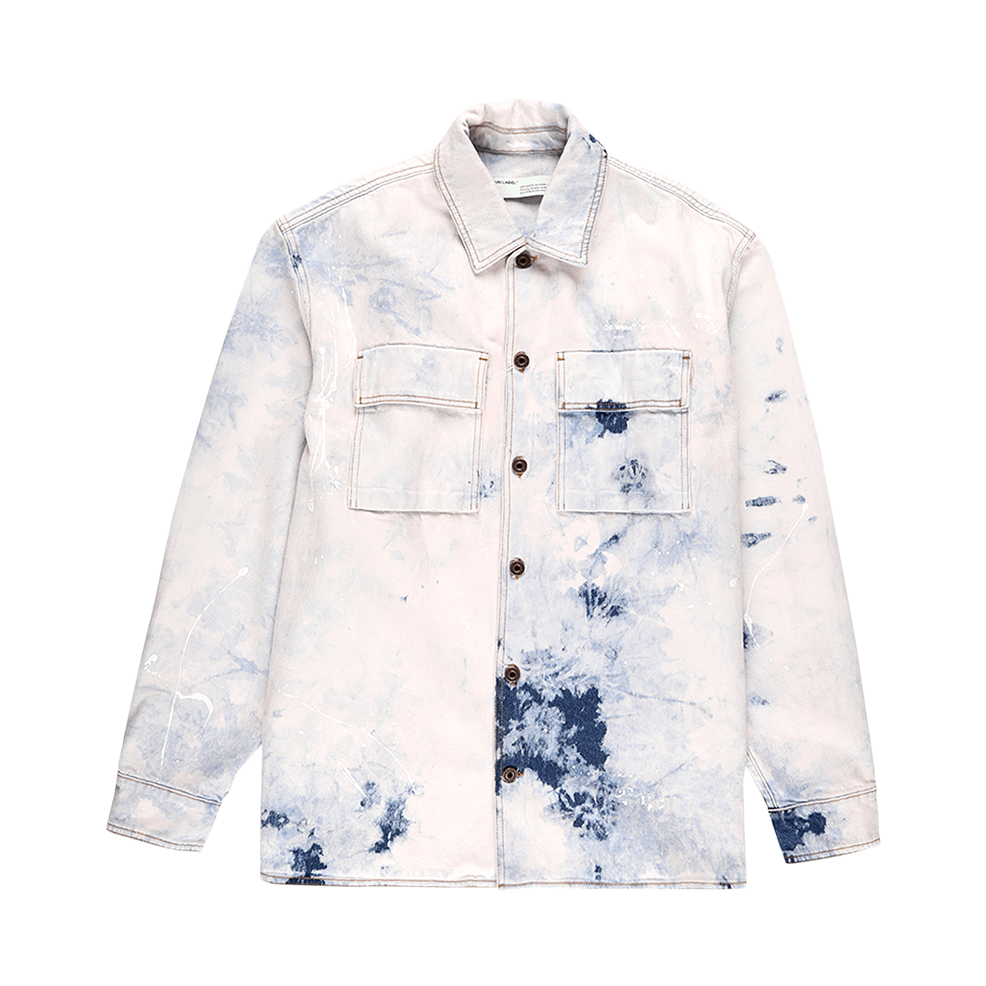 IRO PARIS tie-dye patch-pocket shirt