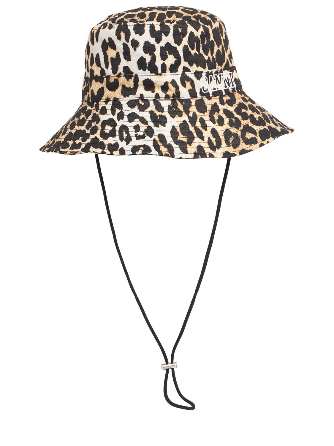 Ganni Printed Bucket Hat - Leopard | Editorialist