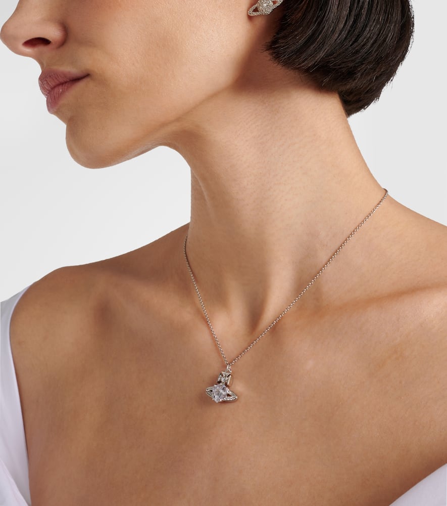 Vivienne Westwood Ariella Heart-Pendant Necklace - Silver
