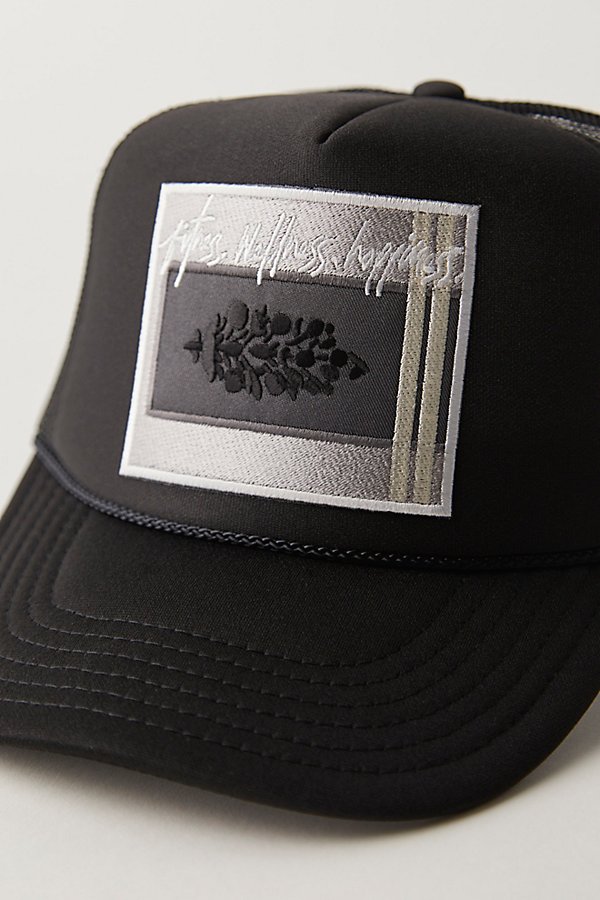 Free People Strike Out Tonal Trucker Hat NWT Gray Patch Free People Strike Out Tonal Trucker Hat In Black - 41% Off  main image 3