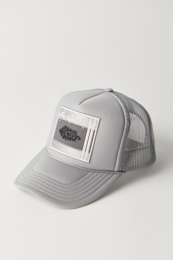 Free People Strike Out Tonal Trucker Hat In Black - 41% Off 