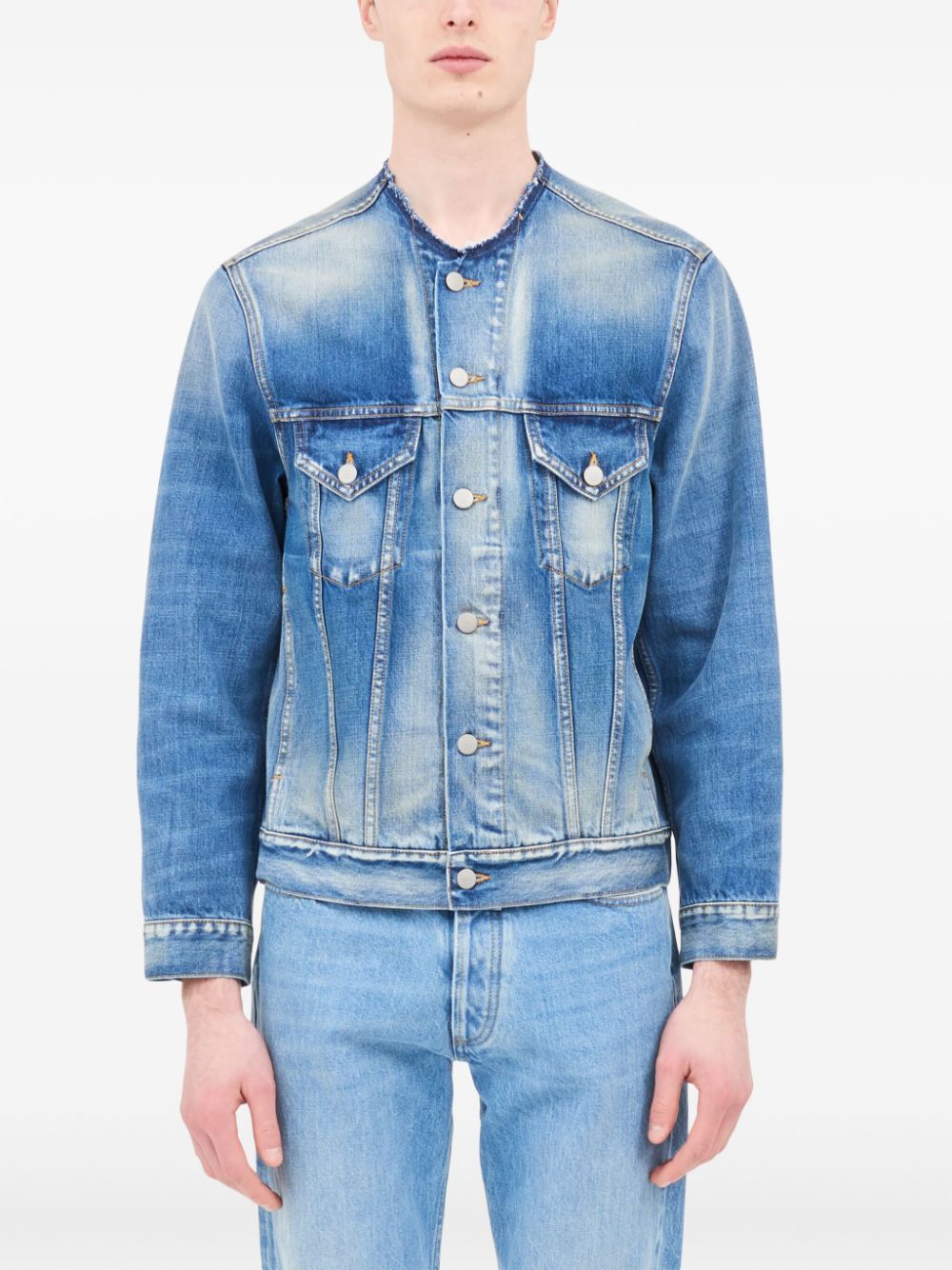 MAISON MARGIELA Maison Margiela Collarless Denim Jacket