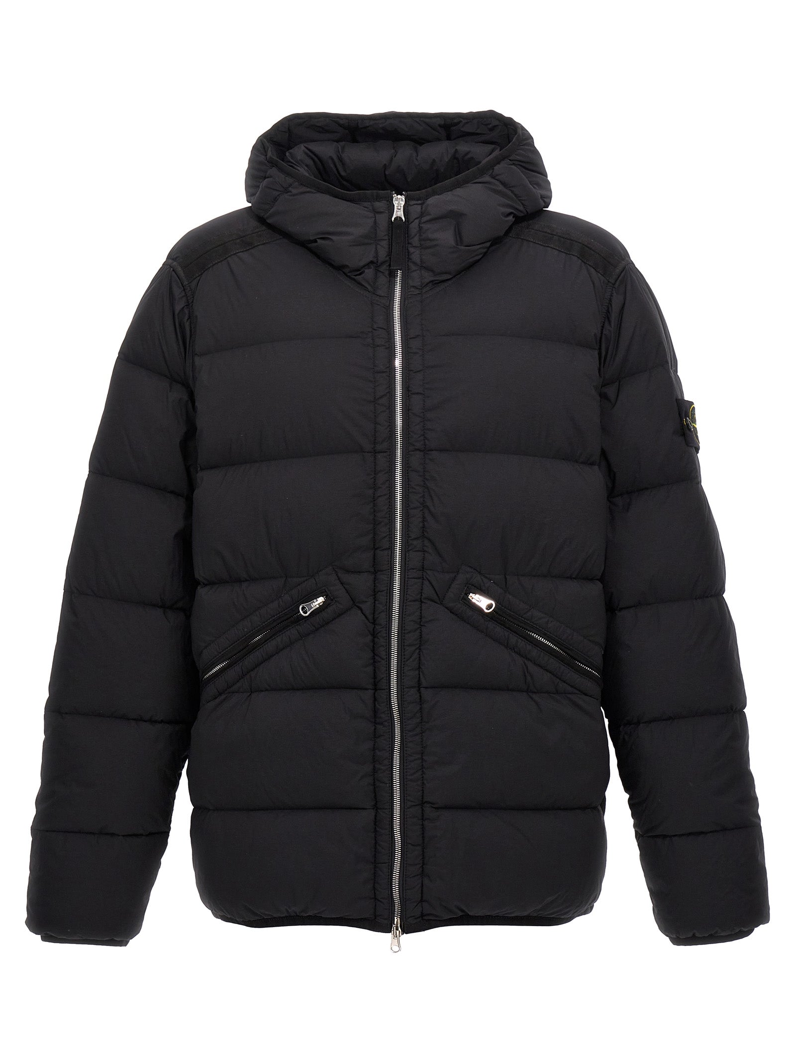 Stone Island Seamless Tunnel Nylon Down-Tc Jacket - Black