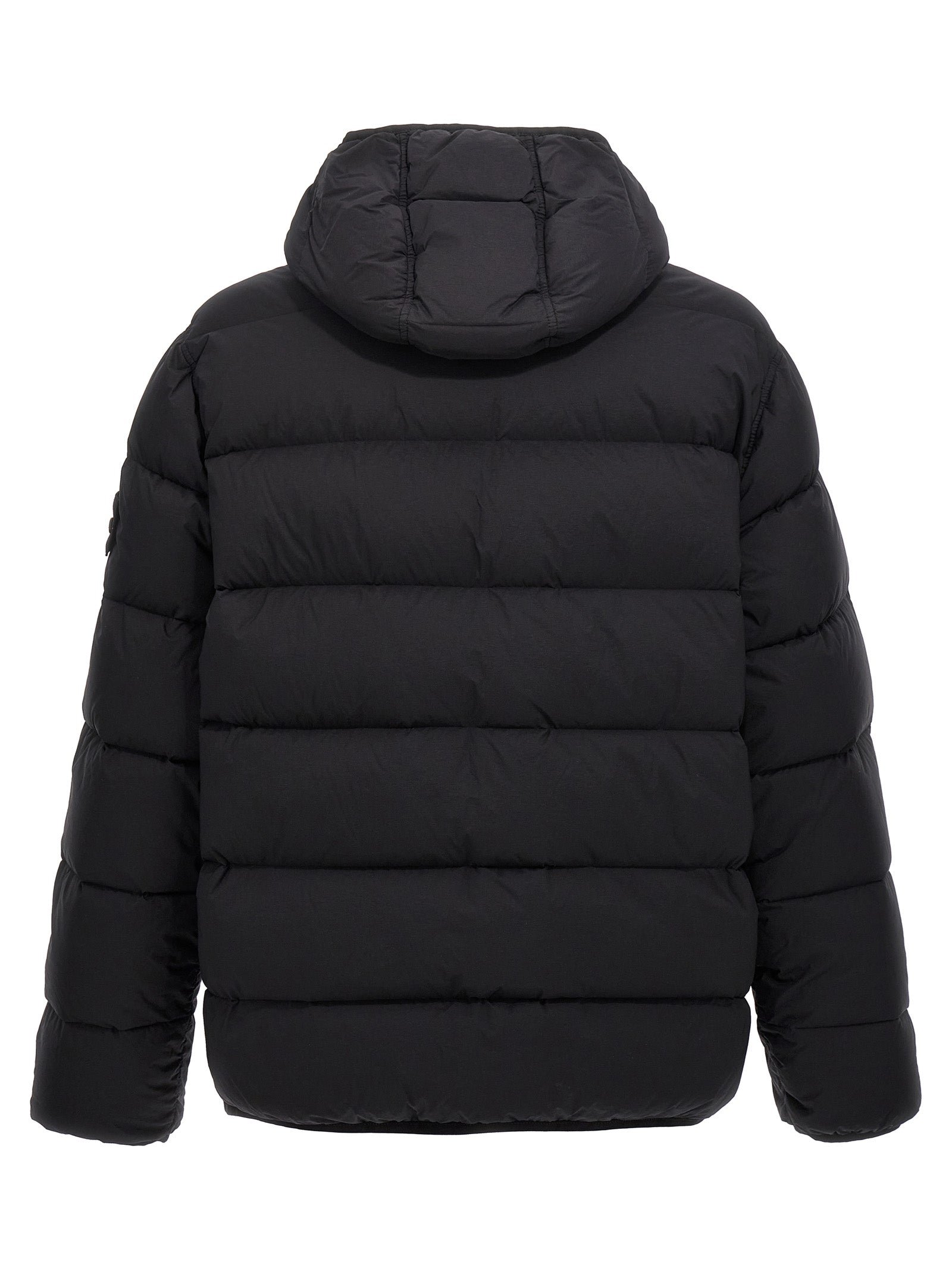 Stone Island Seamless Tunnel Nylon Down-Tc Jacket - Black