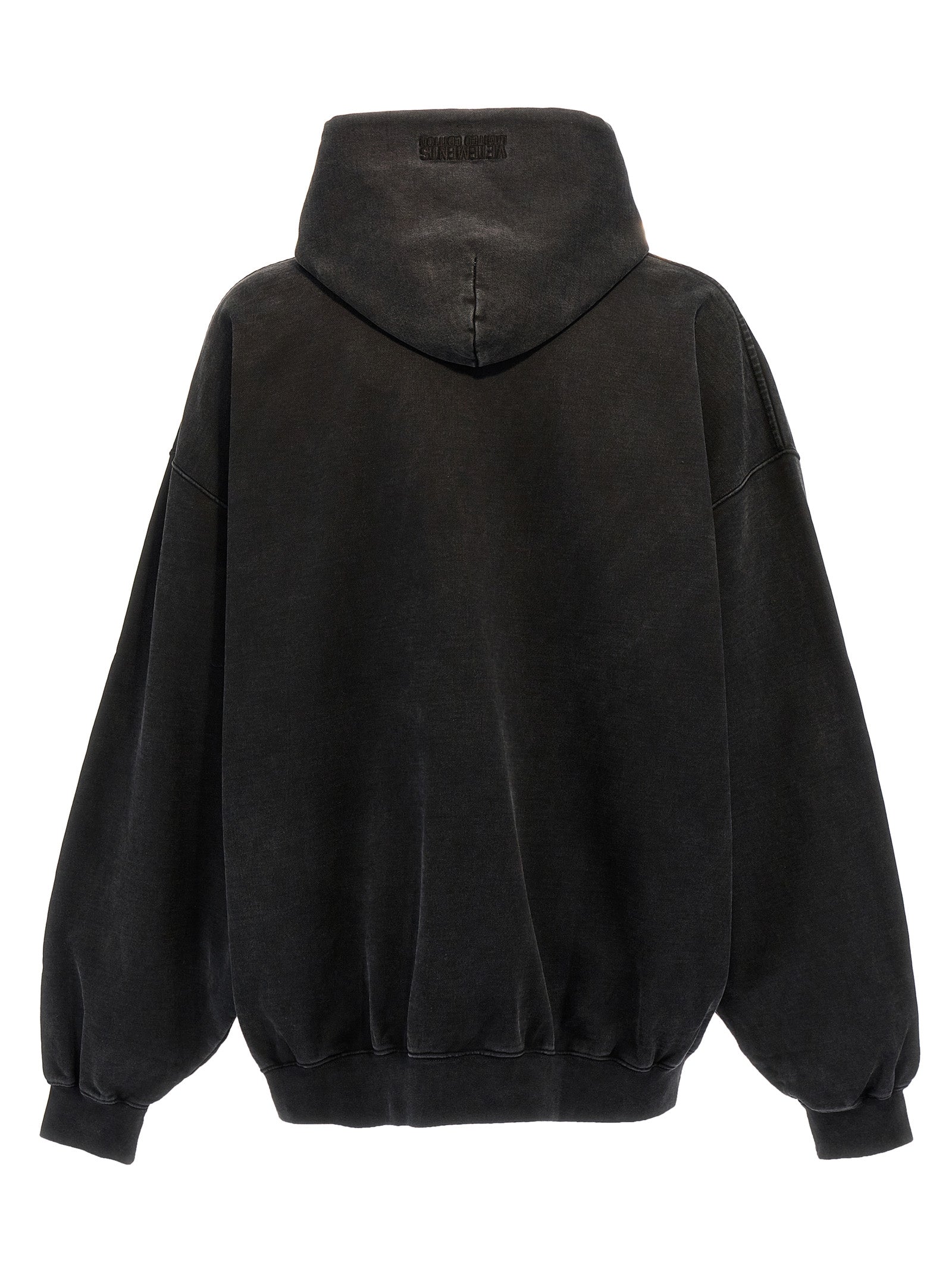 0*0様 VETEMENTS XES ブラック パーカー Vetements Xes' Hoodie - Black | Editorialist