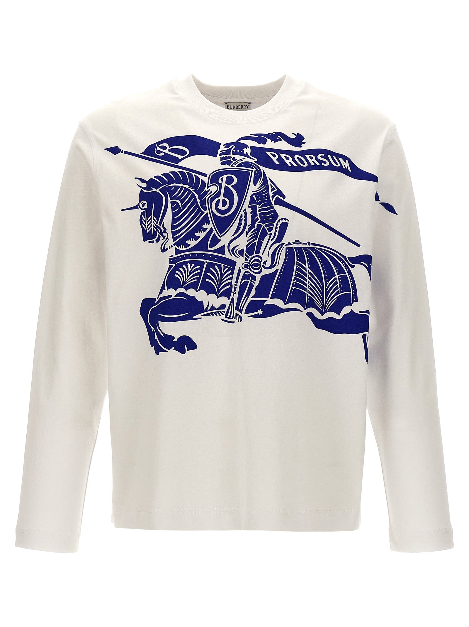 Burberry Printed T-Shirt In White - 40% Off | Editorialist