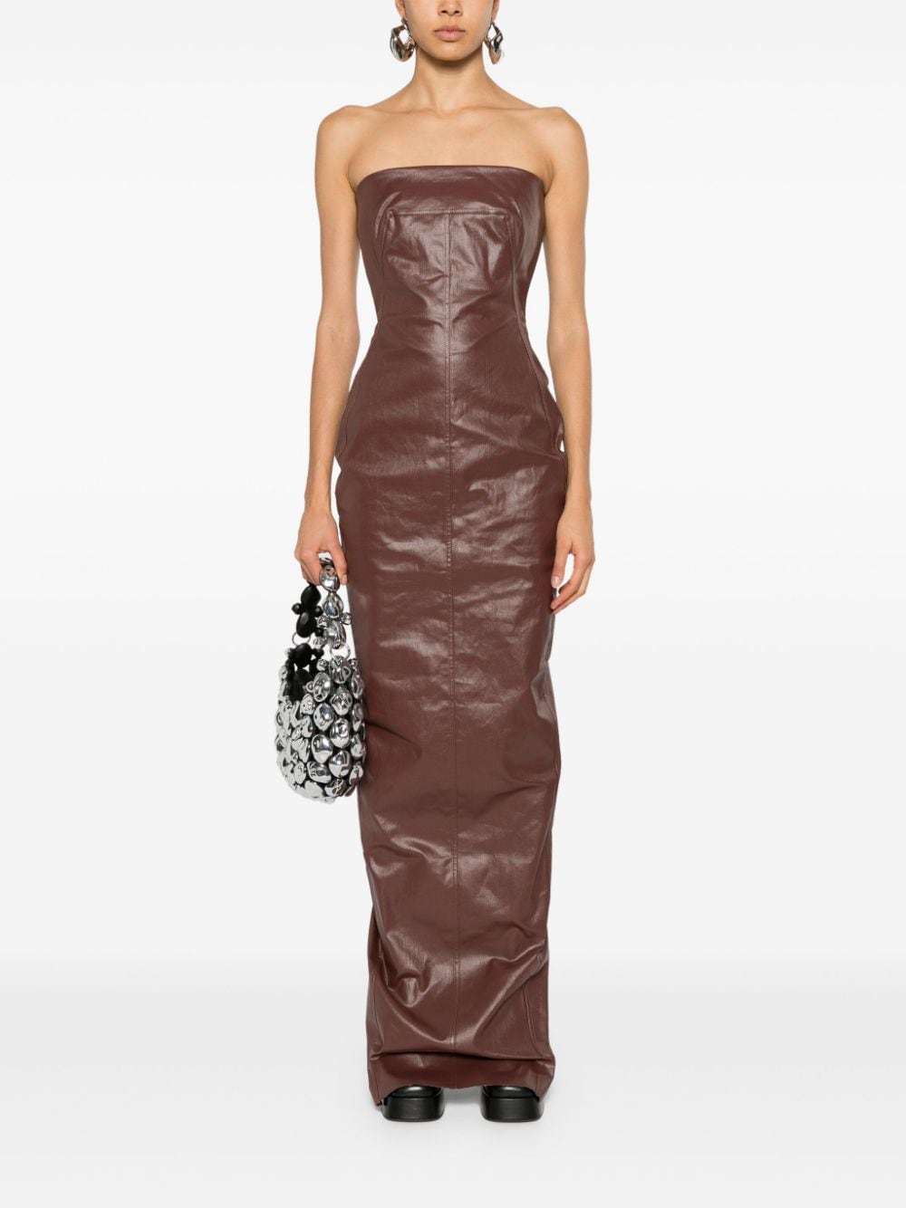 RICK OWENS Rick Owens Square-Neck Gown