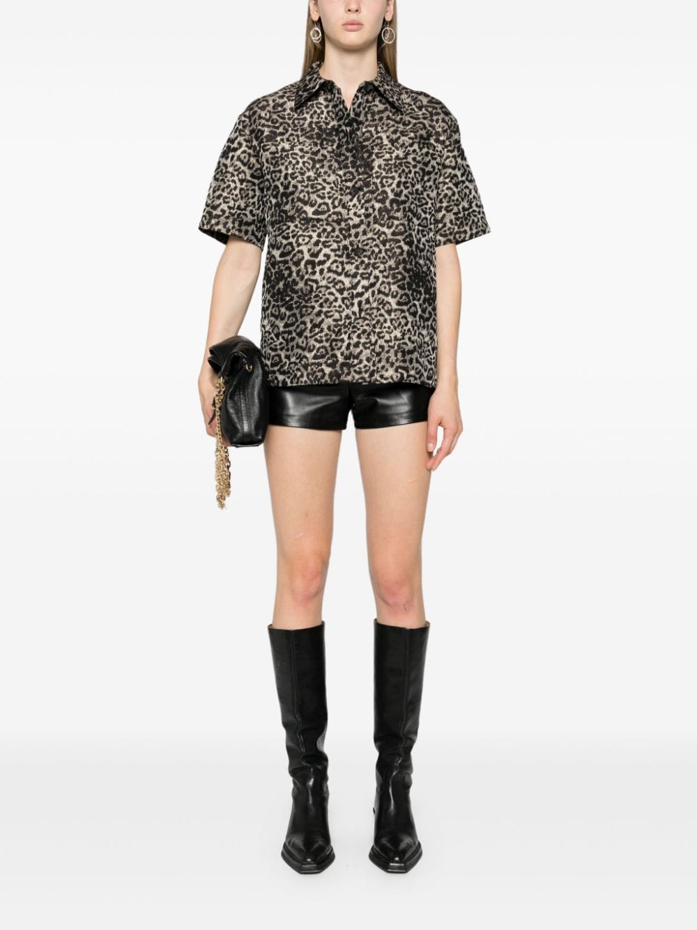 ALLSAINTS AllSaints Jemi Leppo Jacquard Shirt