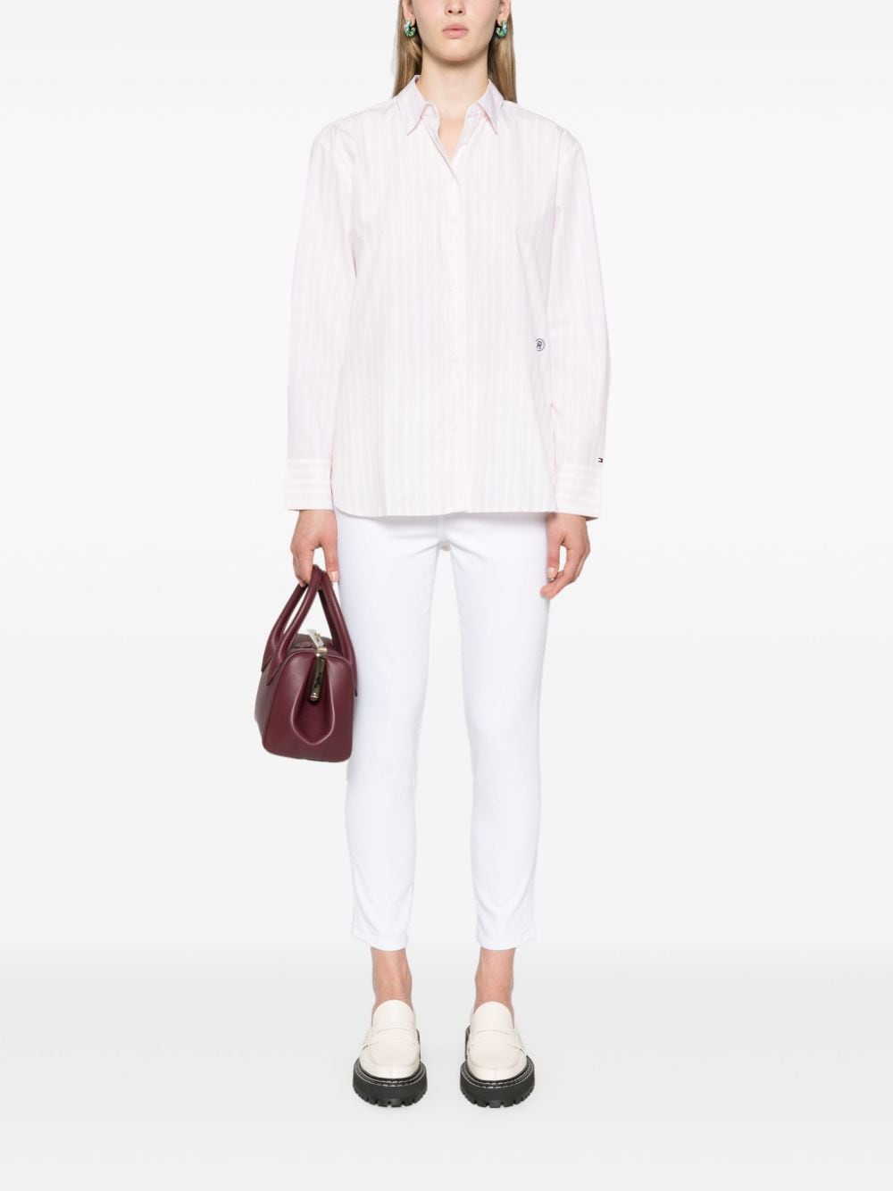 TOMMY HILFIGER Tommy Hilfiger Striped Poplin Shirt