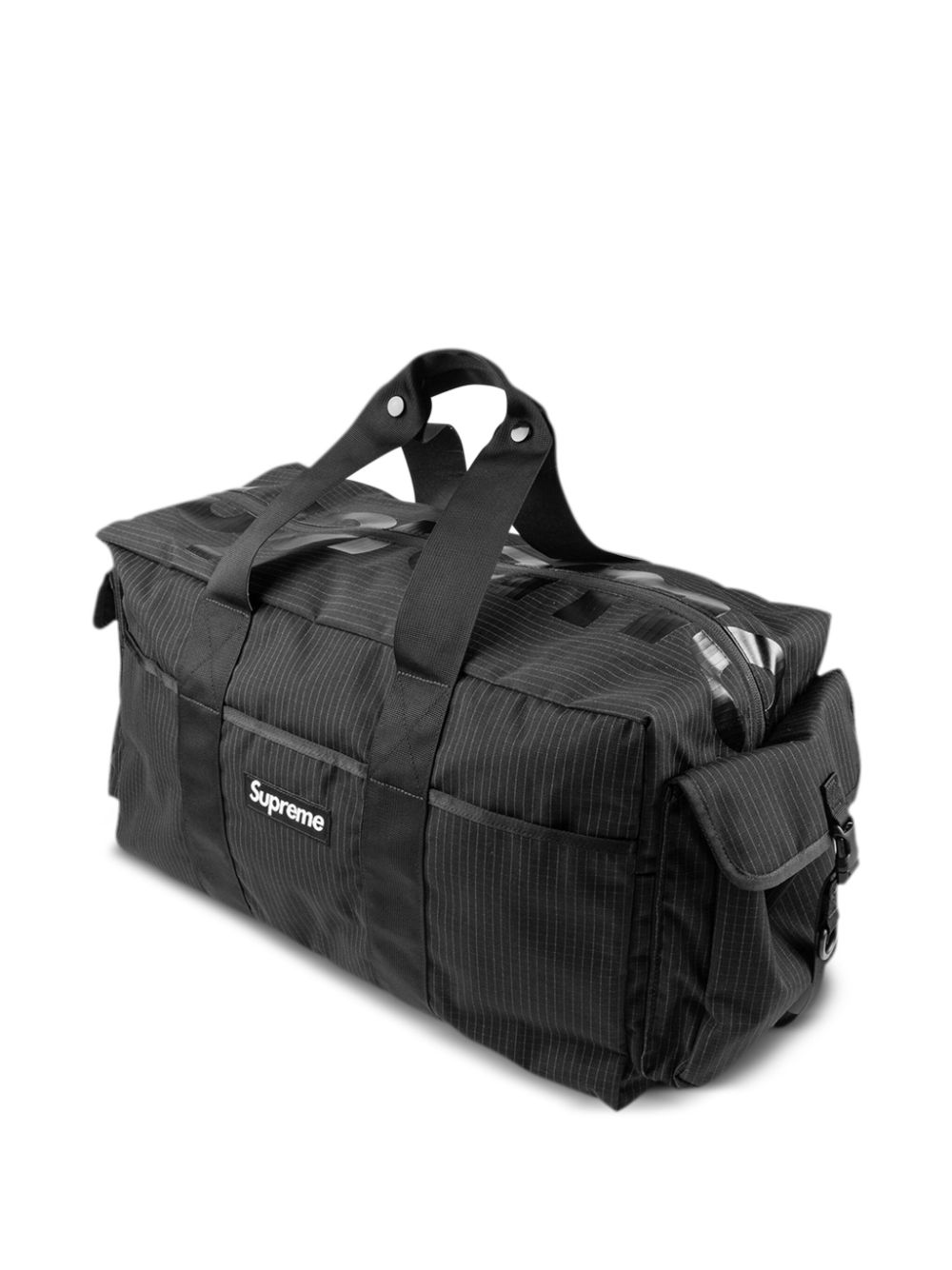 Supreme Box-Logo Ripstop Duffle Bag - Black | Editorialist