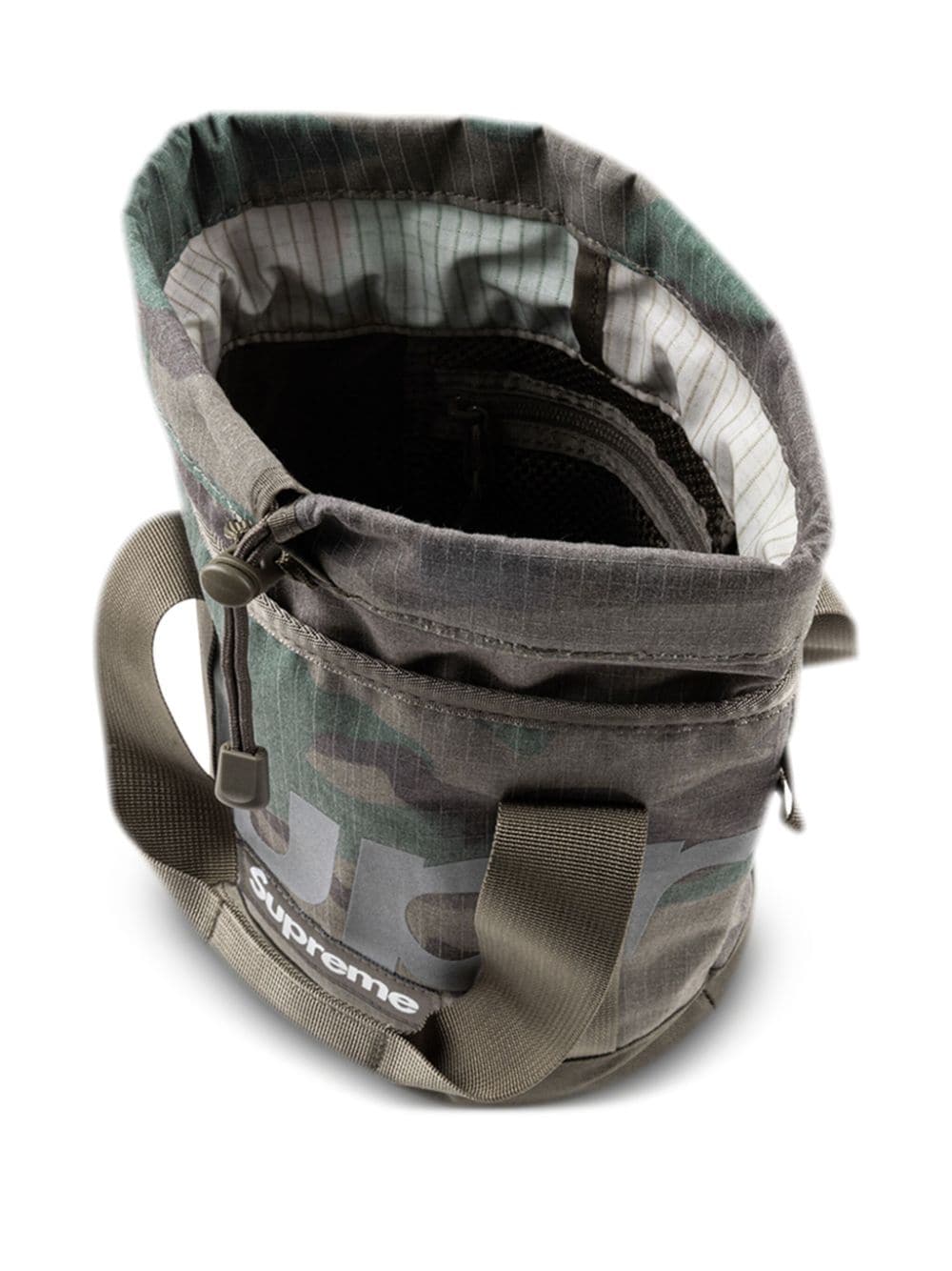 Supreme Box Logo Ripstop Cinch Bag - Green | Editorialist