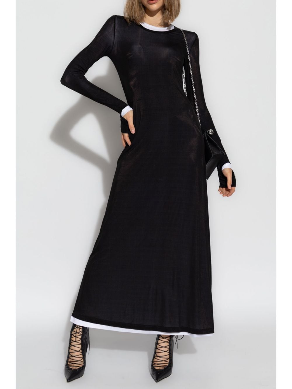HELMUT LANG Helmut Lang Double-Layer Maxi Dress