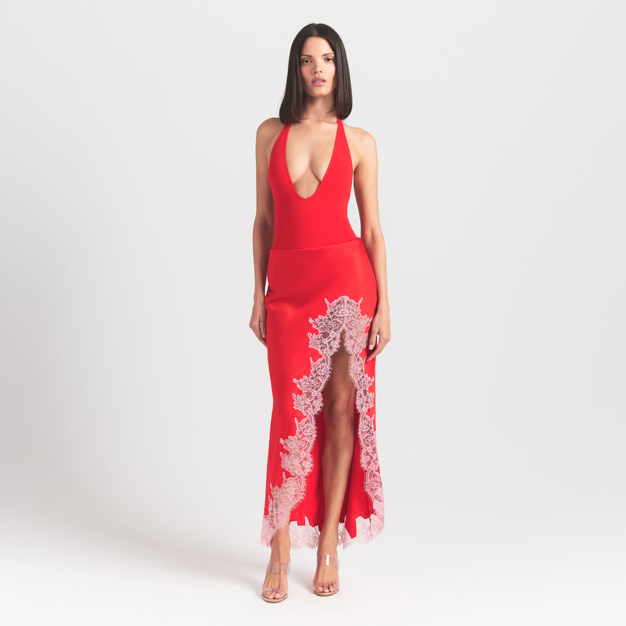 SKIMS SKIMS Deep Plunge Thong Bodysuit