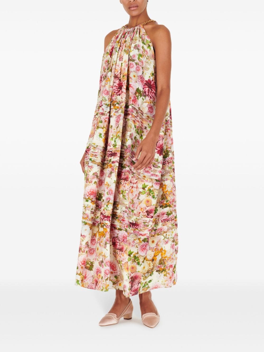 ADAM LIPPES Adam Lippes Sabine Crepe-de-Chine Shift Dress