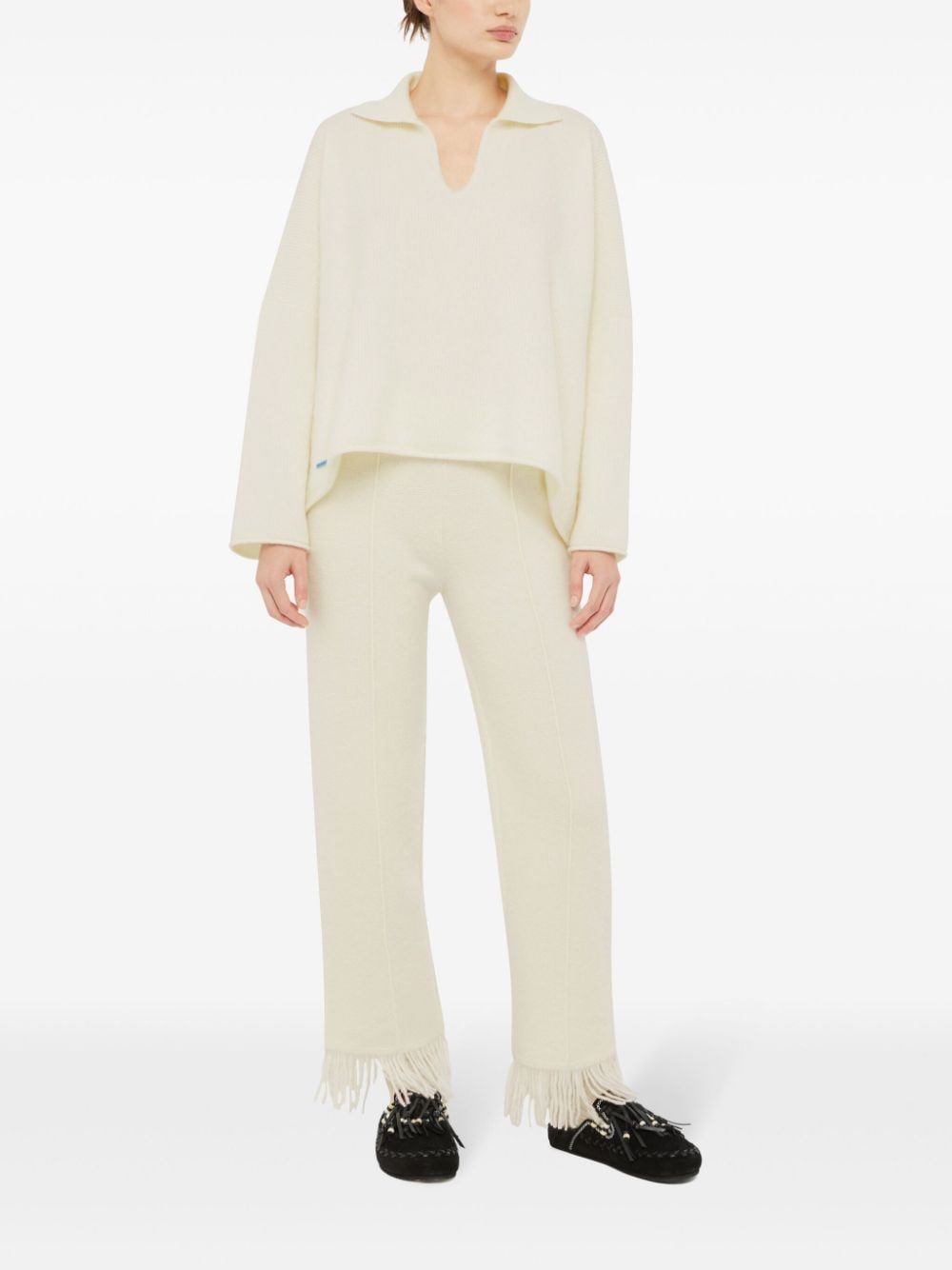 ALANUI Alanui Cashmere-Silk Polo Shirt