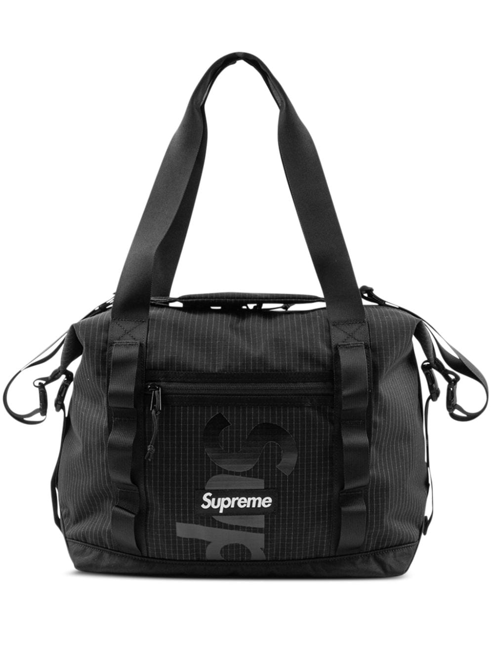 Supreme Logo-Print Tote Bag - Black | Editorialist