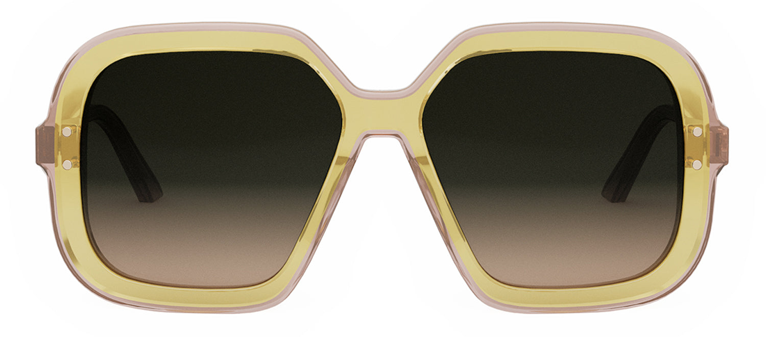 New!!! CHRISTIAN DIOR Sunglasses DiorHighlight S1I 35A0 Authentic Dior Oblique S1I Transparent Black Square Sunglasses | DIOR main image 2