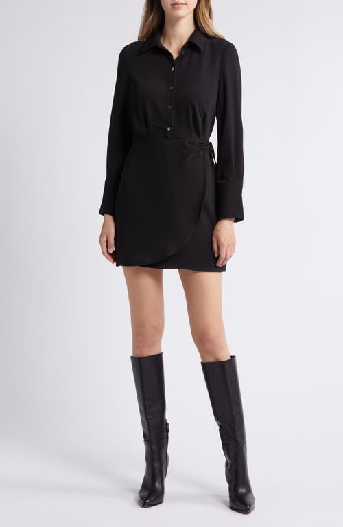 SAM EDELMAN Long Sleeve Sheath Shirtdress