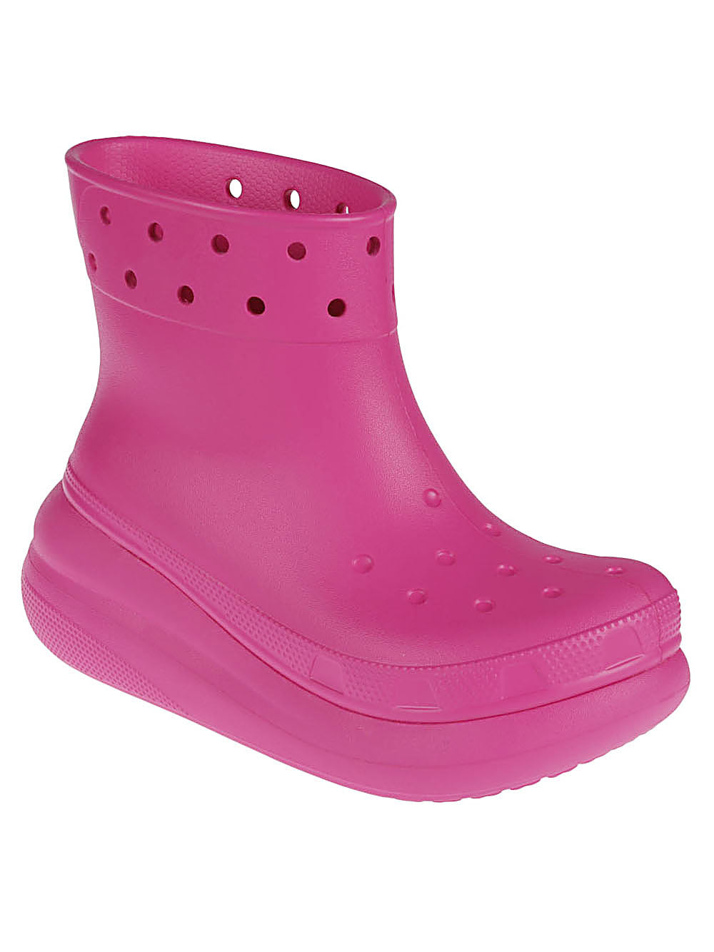 Crocs Classic Crush Rain Boots In Fuchsia - 42% Off | Editorialist