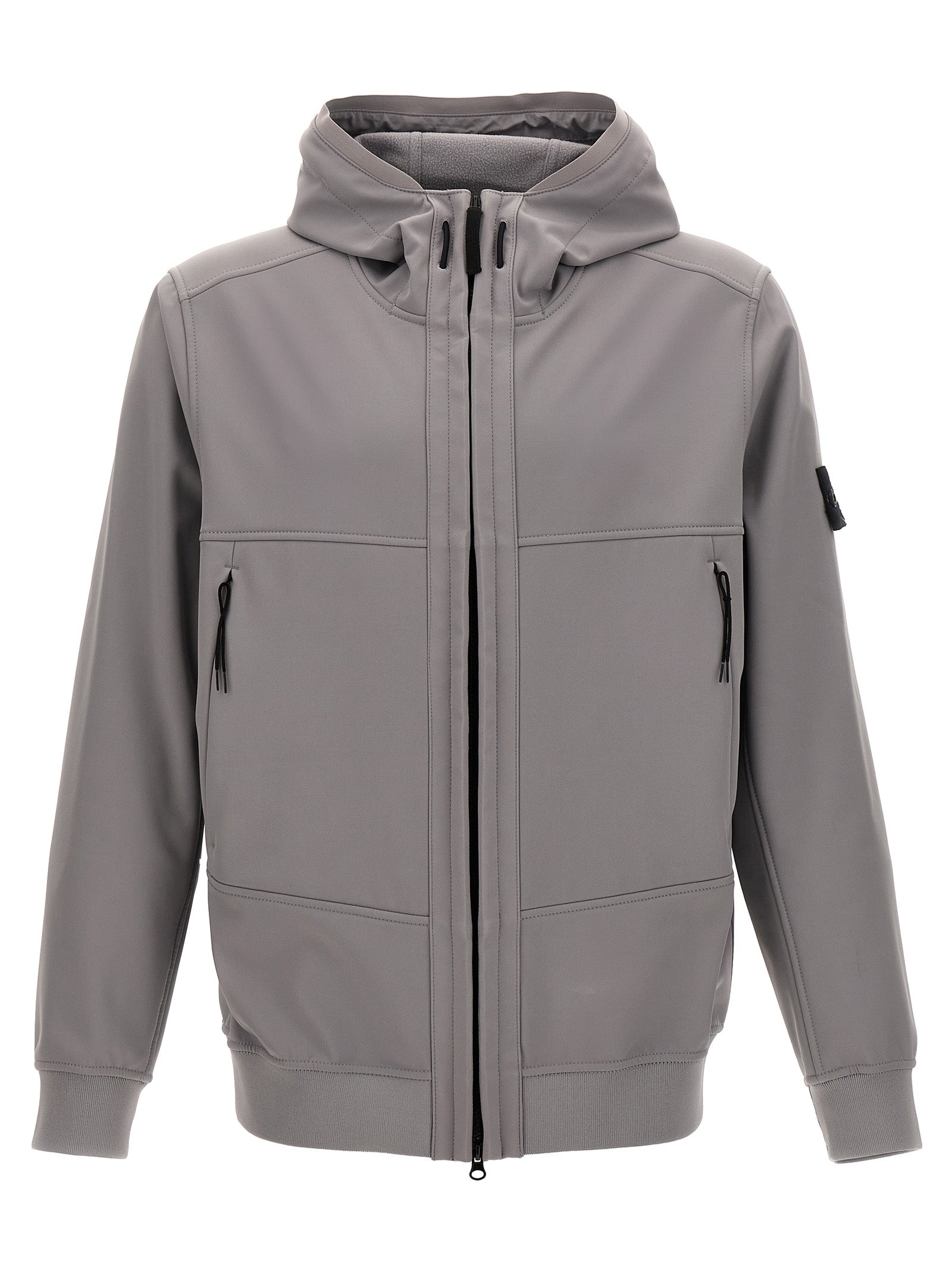Stone Island Soft Shell R E.Dye Technology' Jacket - Gray