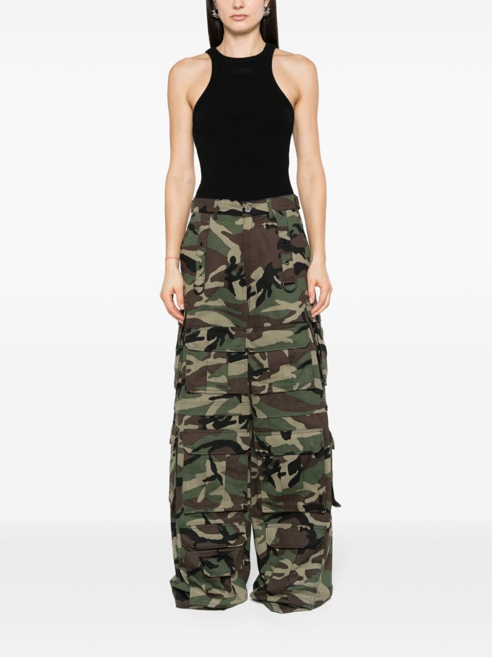 VETEMENTS Vetements Logo Cotton Tank Top