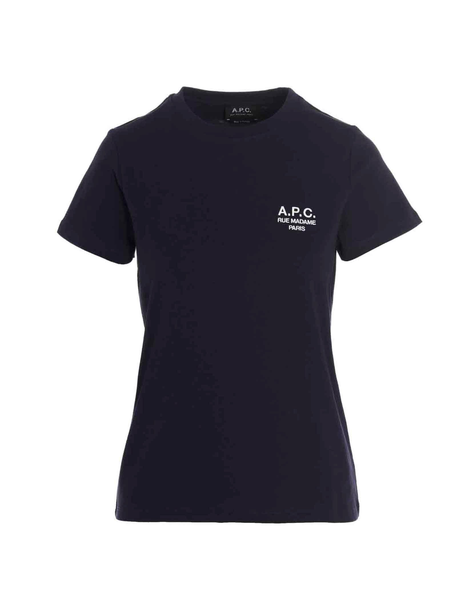 A.P.C. Denise' T Shirt - Blue | Editorialist A.P.C. Denise' T Shirt - Blue | Editorialist