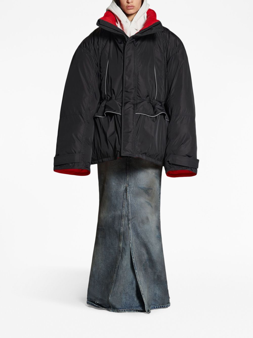 BALENCIAGA Balenciaga Nylon Parka Coat