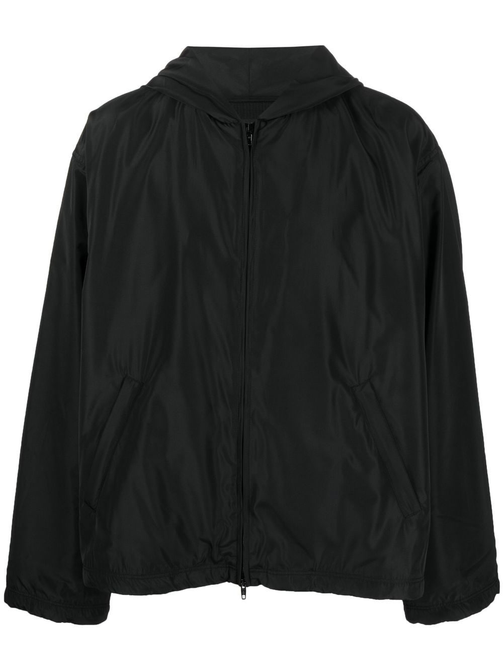Buy Balenciaga Nylon Zipped Jacket - Black At 46% Off | Editorialist