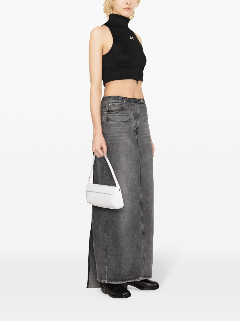 COURREGES Courreges Cropped Track Vest