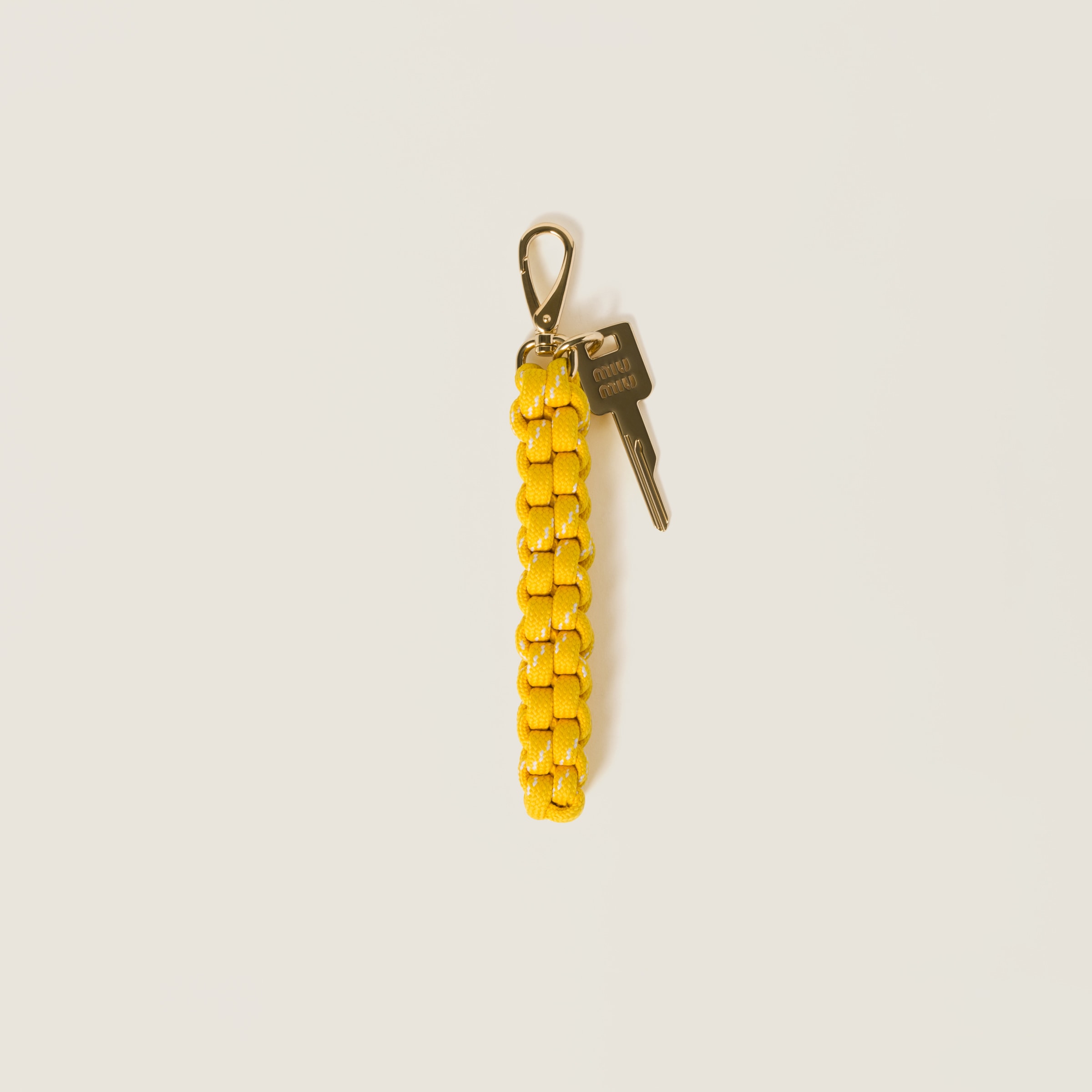 Miu Miu Cord And Nylon Trick - Yellow | Editorialist