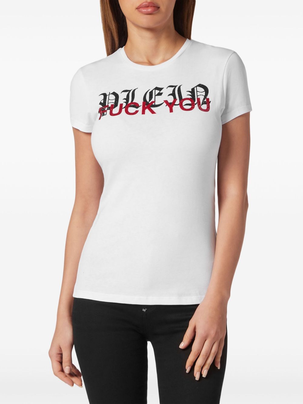 PHILIPP PLEIN Philipp Plein Lettering Cotton T-Shirt