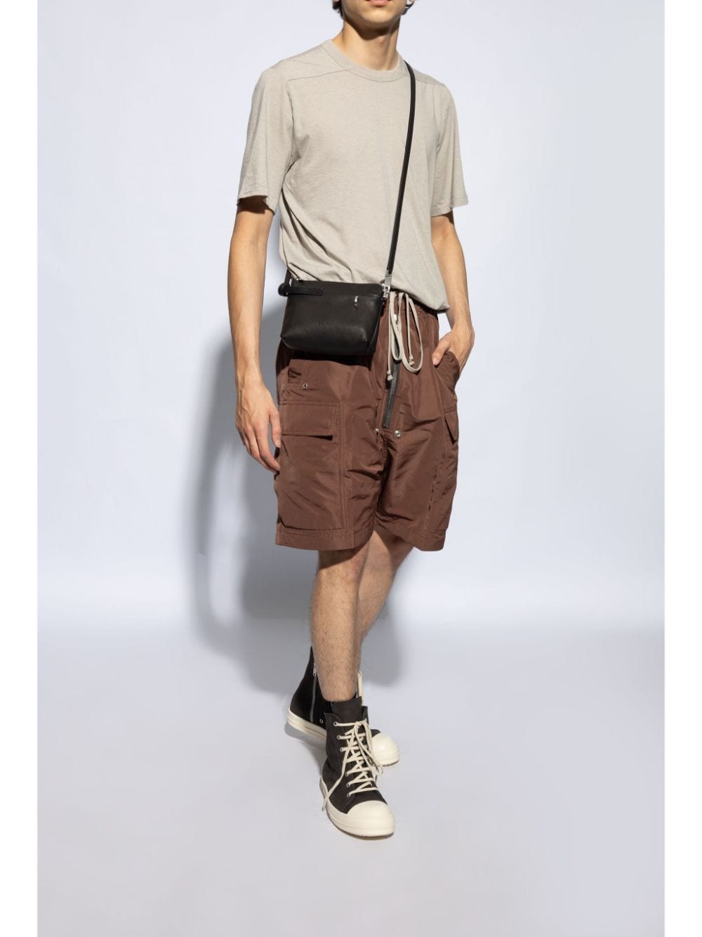 RICK OWENS Rick Owens Lace-Up Hi-Top Trainers