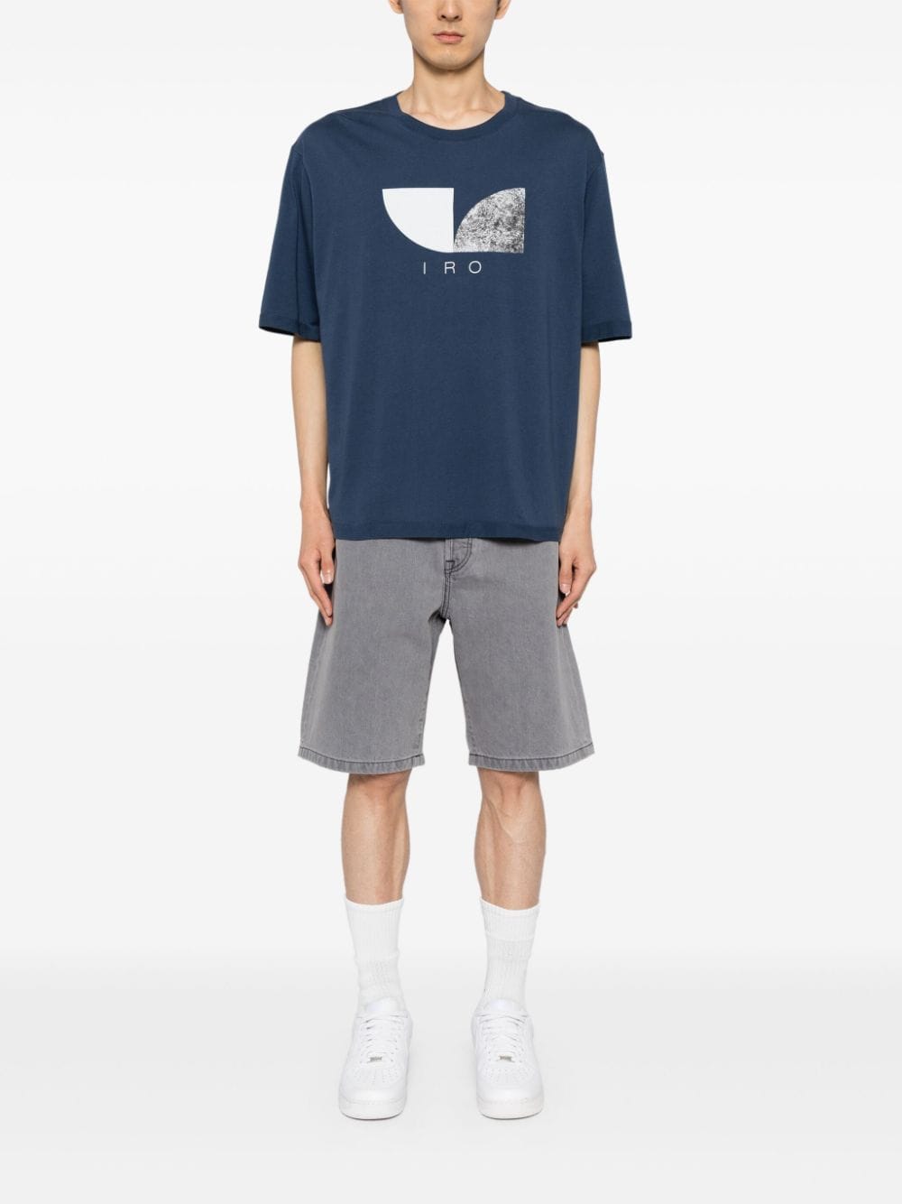 IRO PARIS logo-print cotton t-shirt