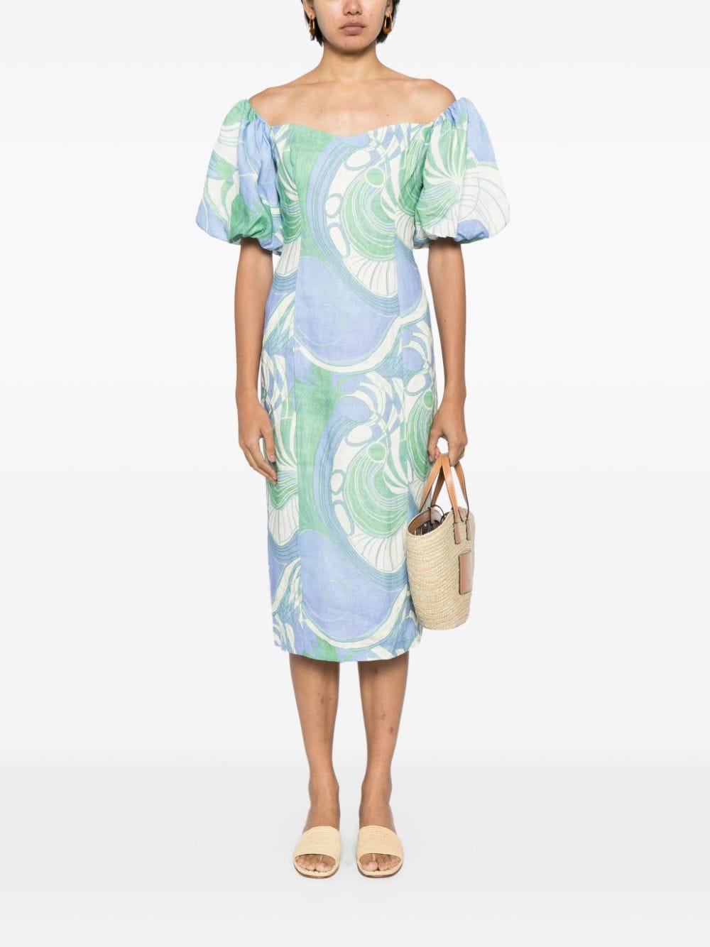 RHODE Rhode Karima Midi Dress