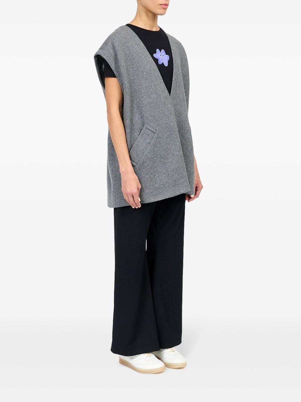 MAISON MARGIELA MM6 Maison Margiela Mélange Felted Vest